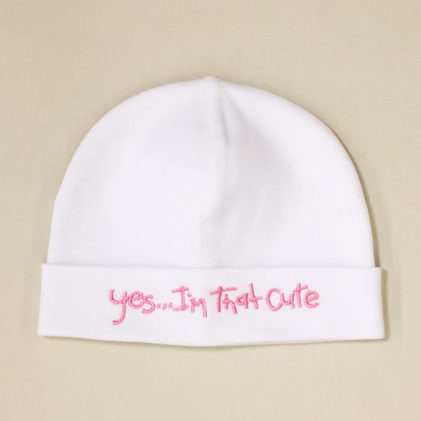 Funny Cute Embroidered Baby Hat – Itty Bitty Baby Boutique