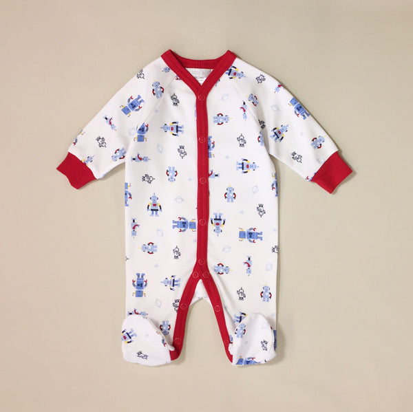 Snap Front Footed Sleeper – Itty Bitty Baby Boutique