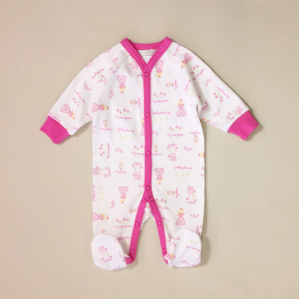 Snap Front Footed Sleeper – Itty Bitty Baby Boutique
